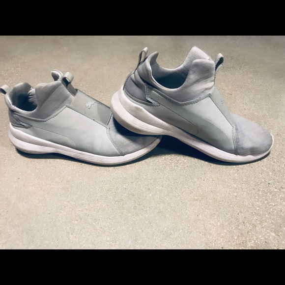 Puma | Shoes | Puma Gray Sneakers Soft Foam Woman Size 85 | Poshmark